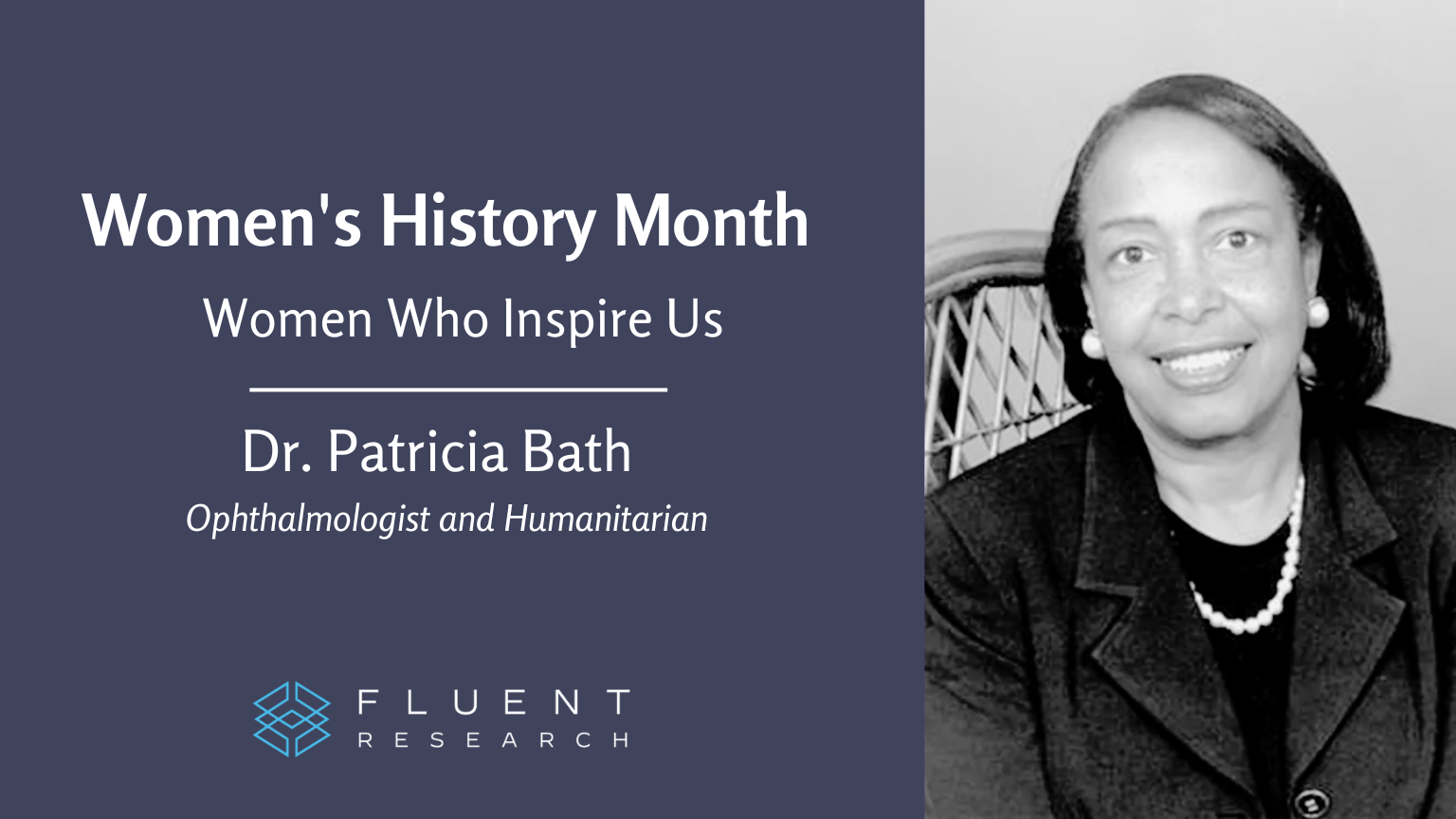 Patricia E Bath Timeline